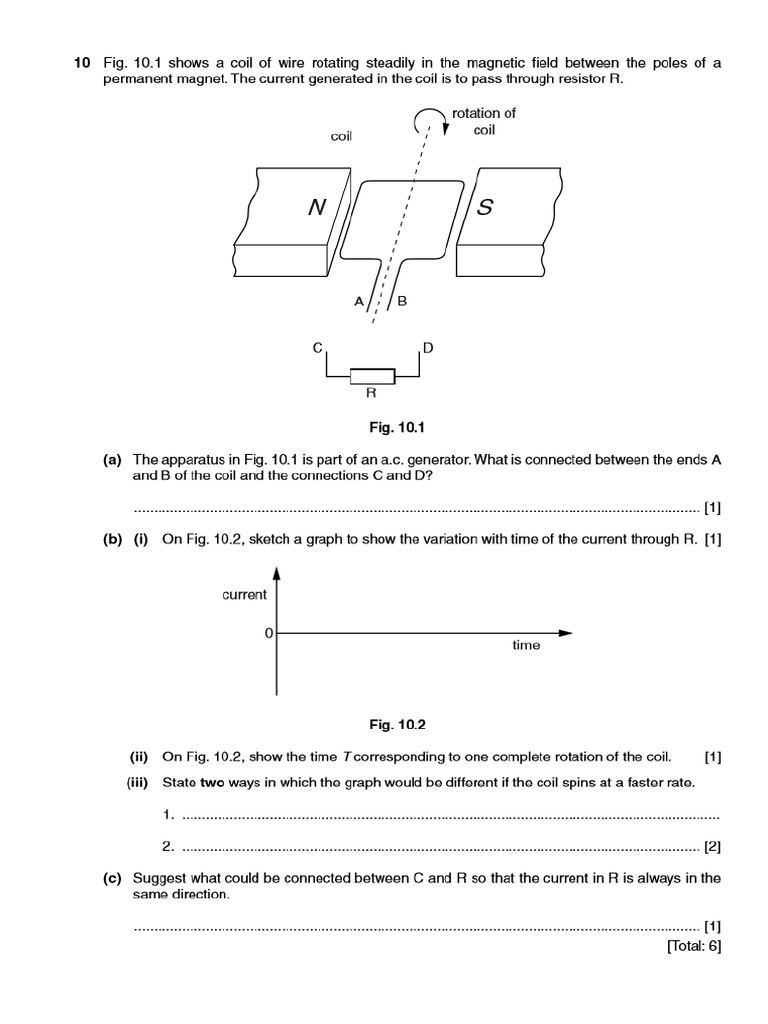 CiE GCSE Physics Section 33 Exam Question | PDF