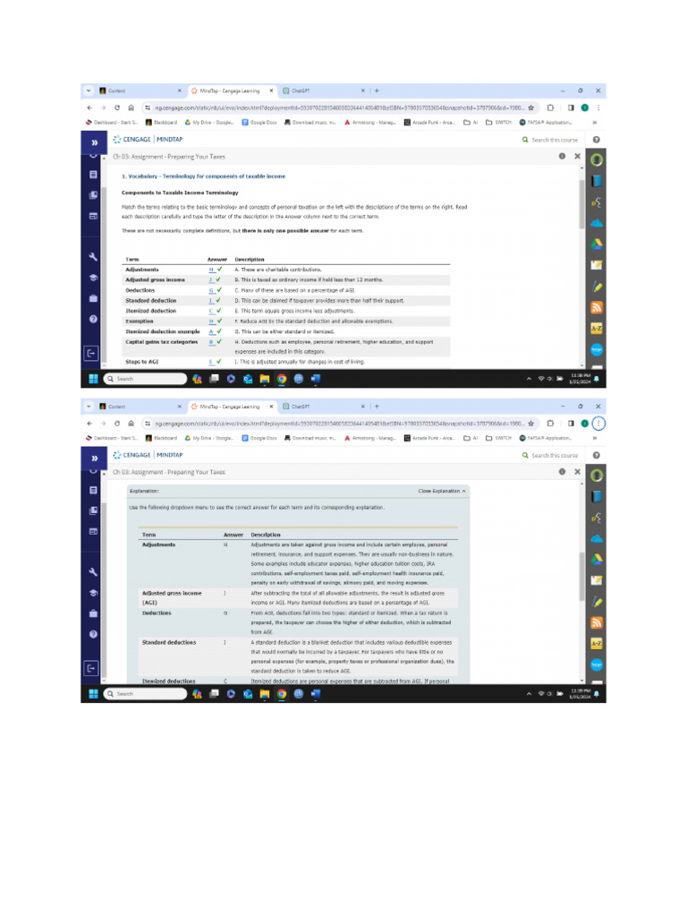 Chapter 3 Assignment - Preparing Your Taxes | PDF
