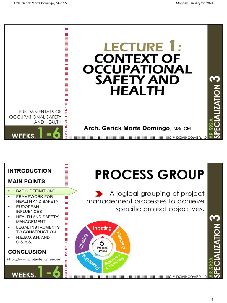 L1 PT CONTEXT OF OCCUPATIONAL SAFETY HEALTH v1.0.gmd | Download Free PDF | Occupational Safety ...