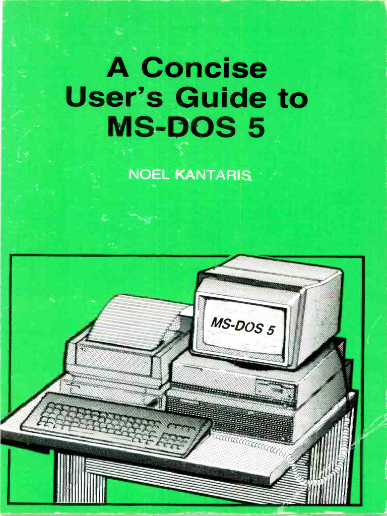 MS-DOS 5 User's Guide Overview | PDF | Dos | Computer File