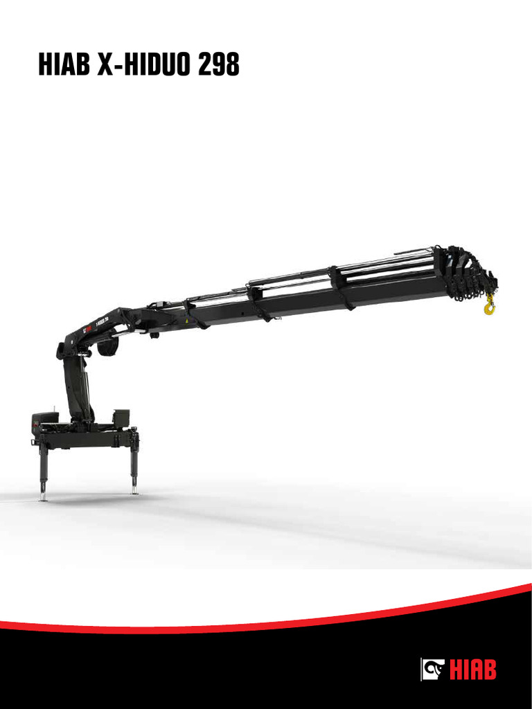 Hiab X-HiDuo 298 Specifications | PDF | Crane (Machine) | Motor Vehicle