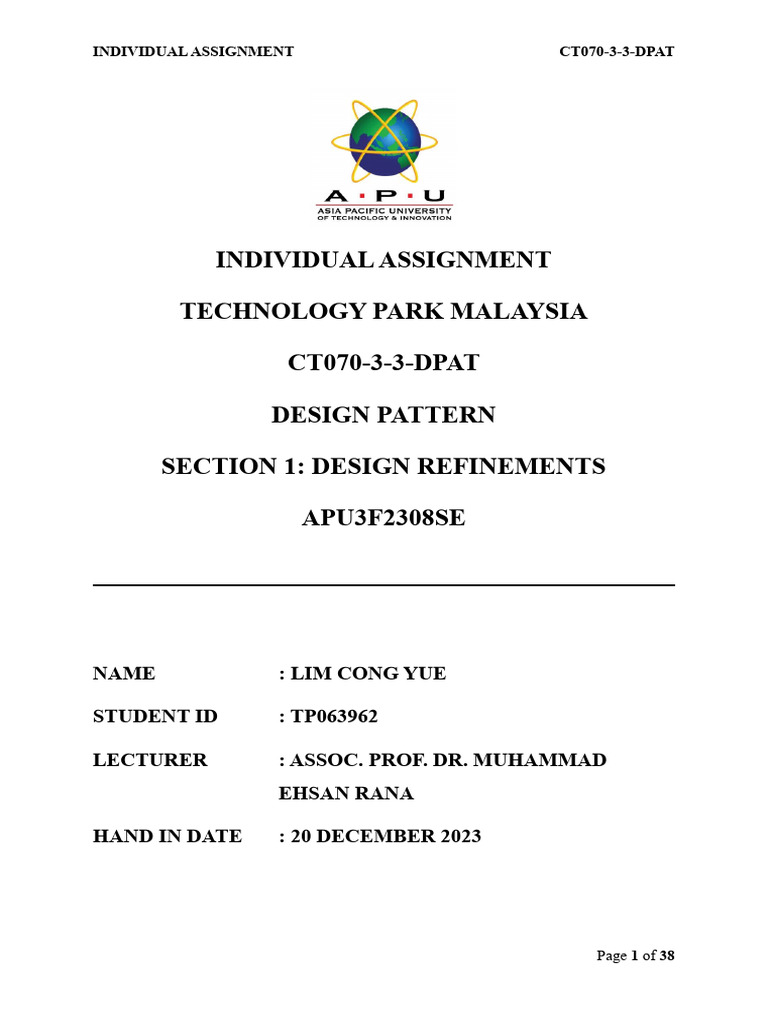 Software Modifiability Design Patterns | PDF | Class (Computer Programming) | Inheritance ...