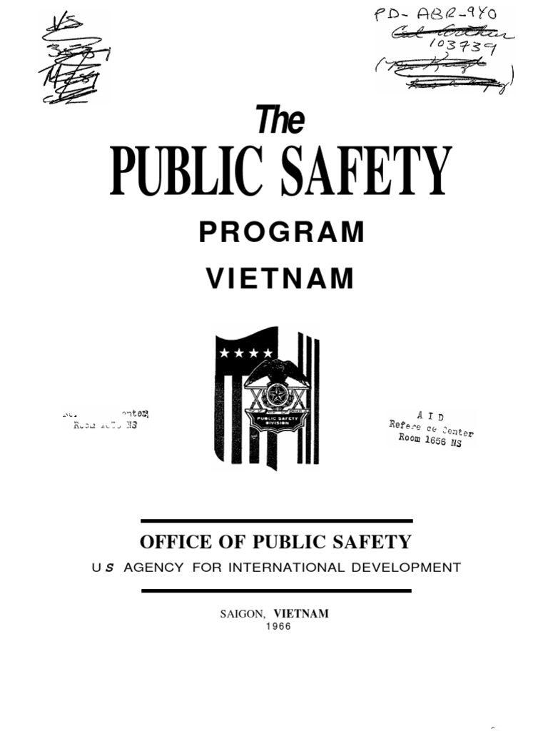 USAID Public Safety Program Vietnam 1966 | PDF | Police | Law ...