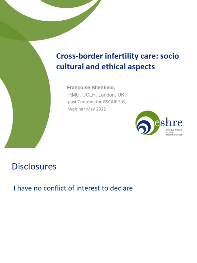 Handouts of Webinar 12 - Cross Border Reproductive Care | PDF ...