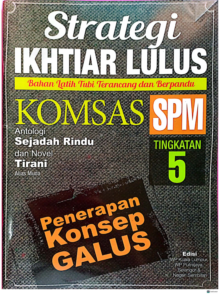 Komsas Tingkatan 5 | PDF