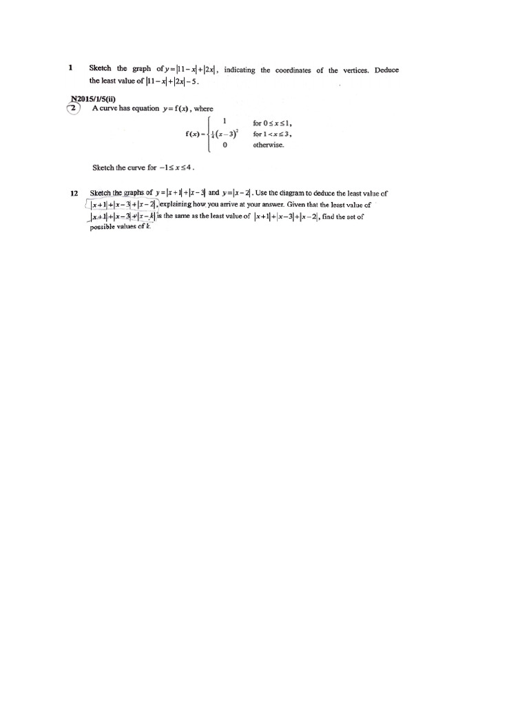 Curve Sketching 1 - Extra Practice | PDF