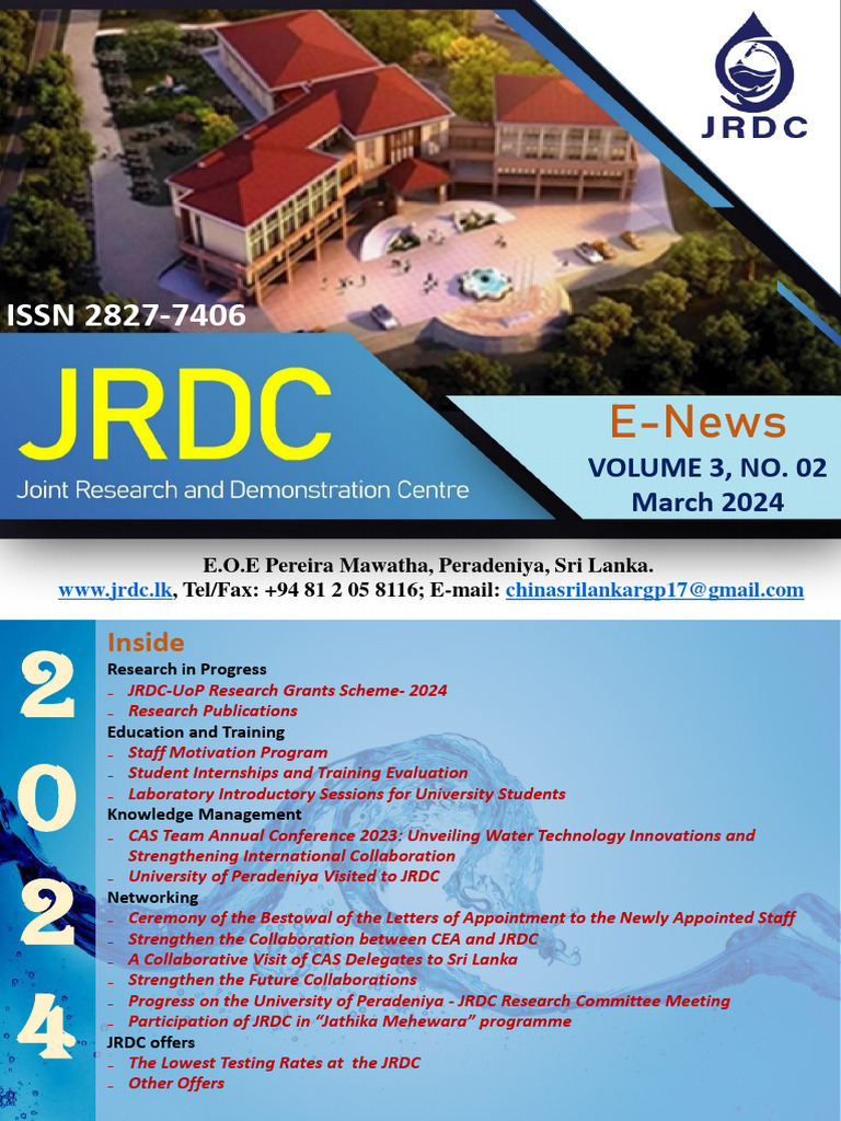 JRDC E-Newsletter-March-2024 | PDF