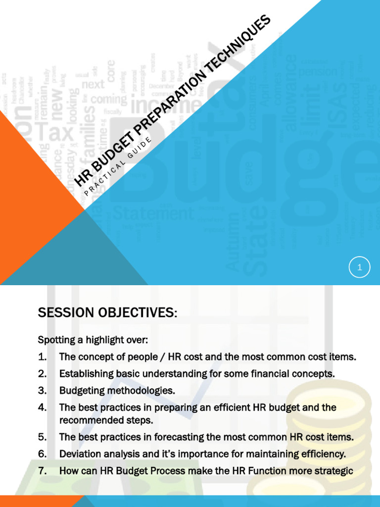 HR Budget Preparation Techniques | PDF