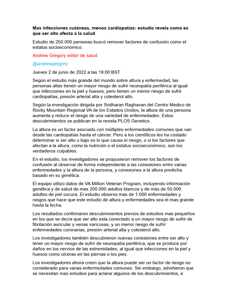 Subir 1 | PDF | Hipertensión | Hipercolesterolemia