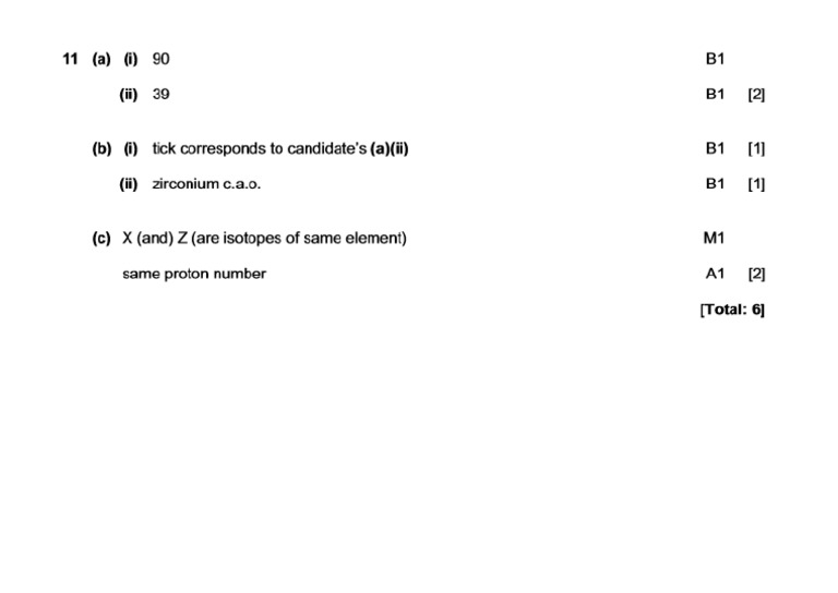 Section 22 Exam Question Mark Scheme | PDF