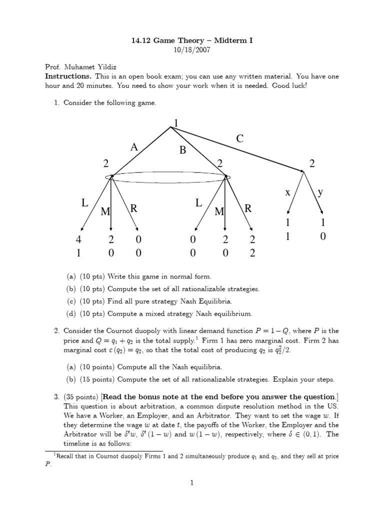 Mid 071 | PDF | Economic Equilibrium | Microeconomics
