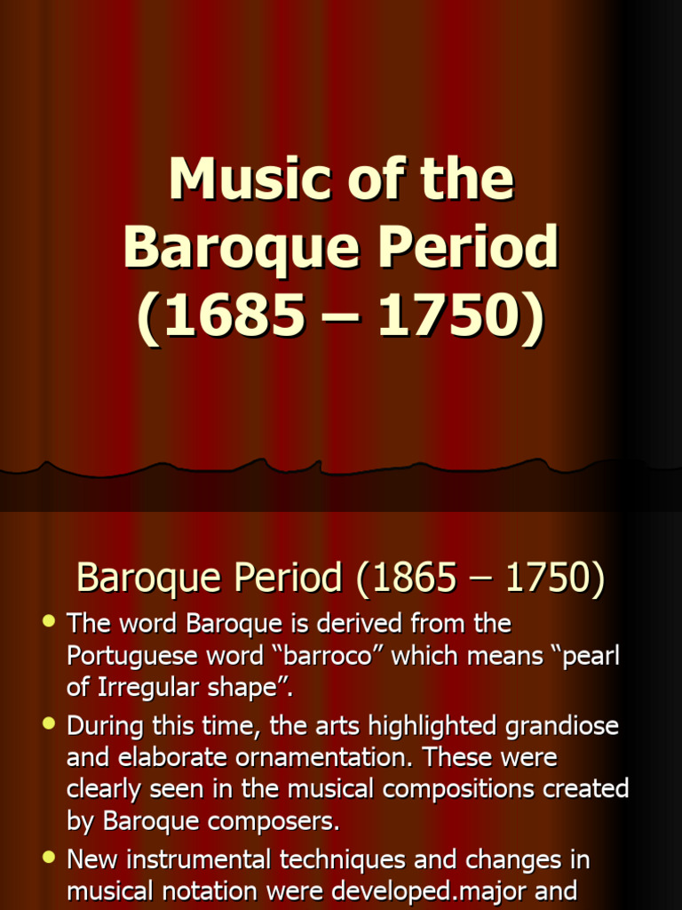 Music of The Baroque Period | PDF | Baroque Music | Concerto