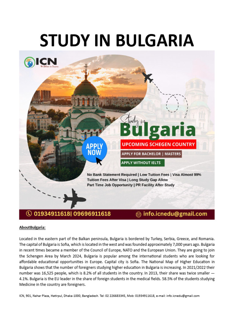 Study in Bulgari | PDF | Bulgaria | European Union