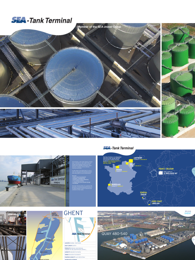 SEA-Tank Terminal Overview and Services | PDF | Port | Wharf
