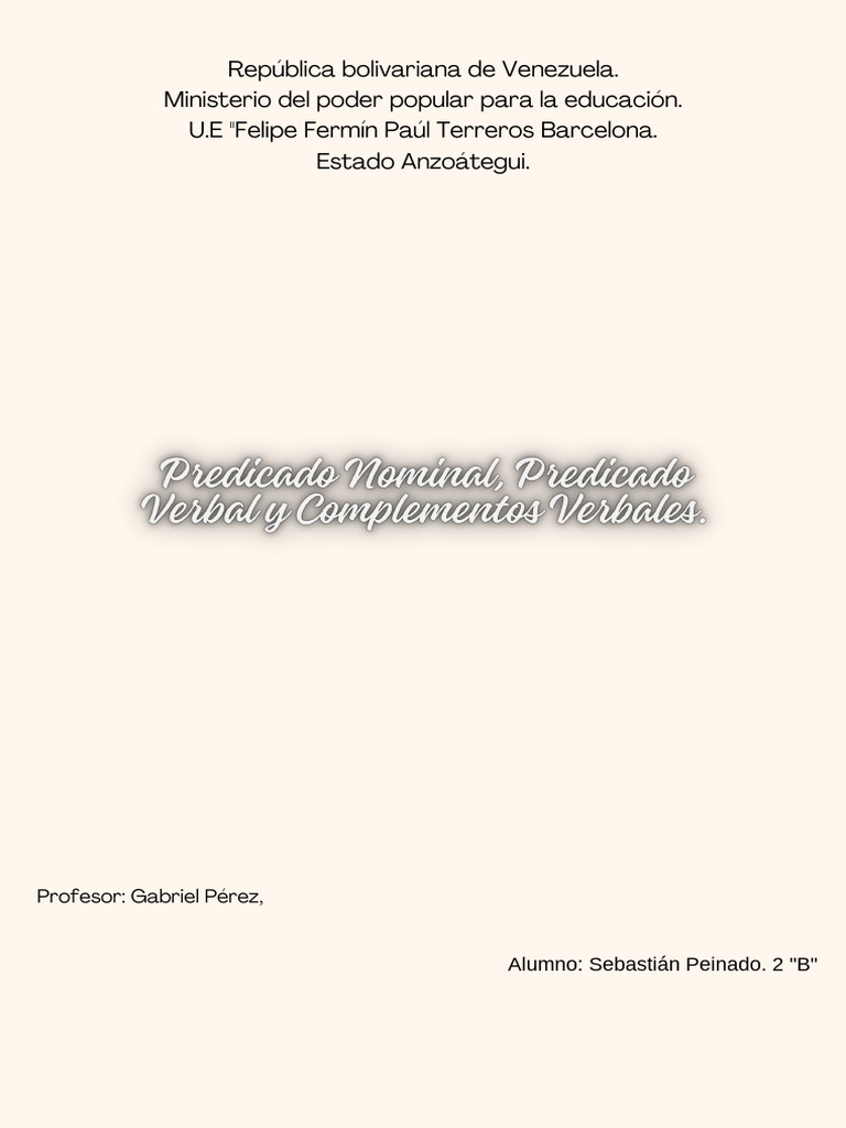 República Bolivariana de Venezuela. Ministerio Del Poder Popular para ...