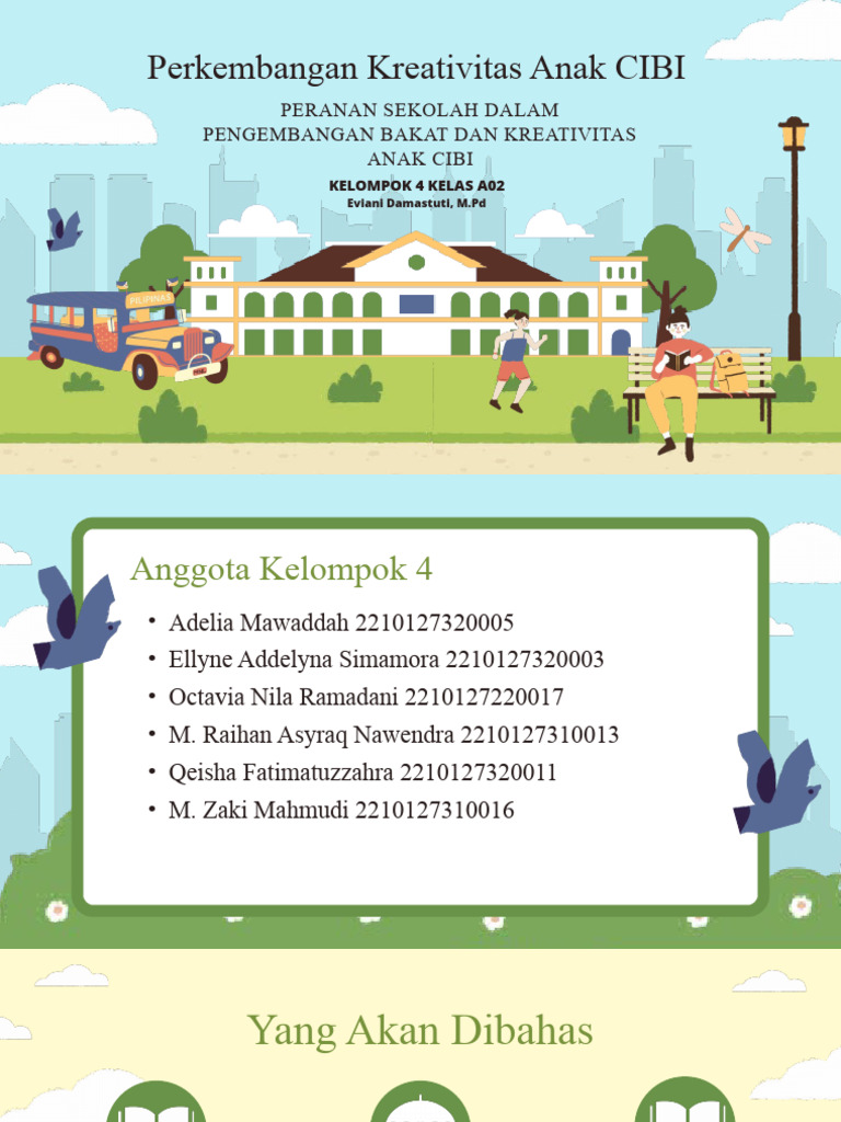 Peran Sekolah dalam Kreativitas CIBI | PDF | Pengembangan Diri