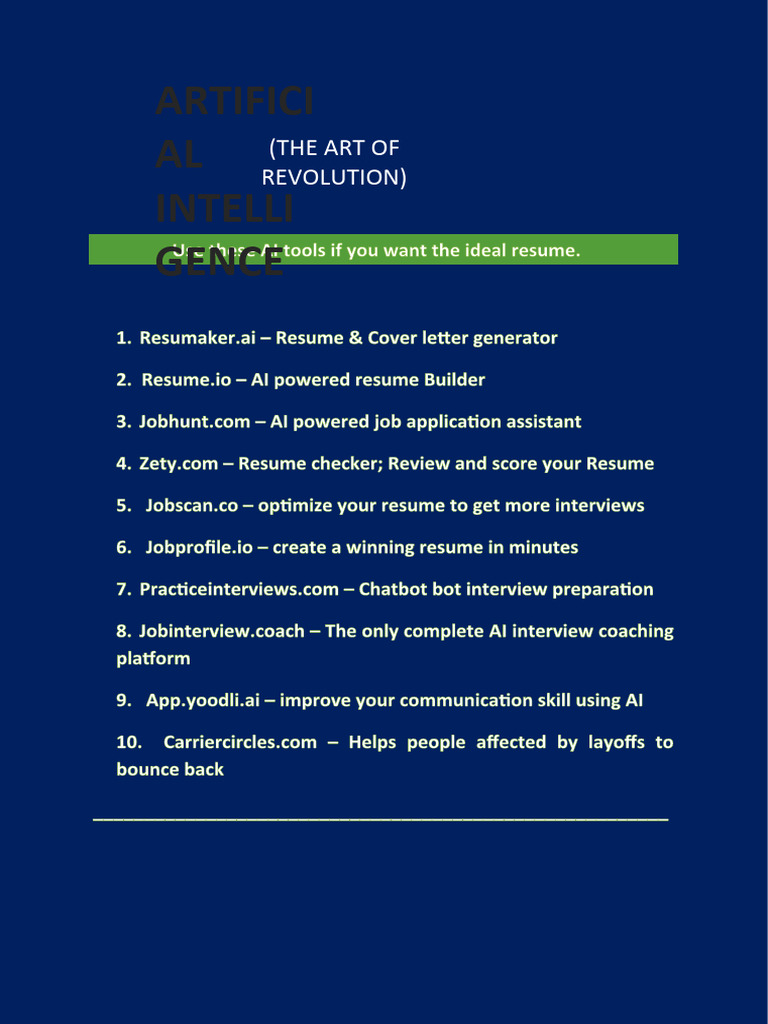 Ai Tools | PDF | Artificial Intelligence | Intelligence (AI) & Semantics