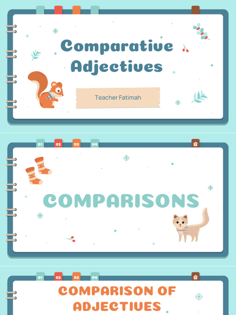 Comparatives Adjectives | PDF