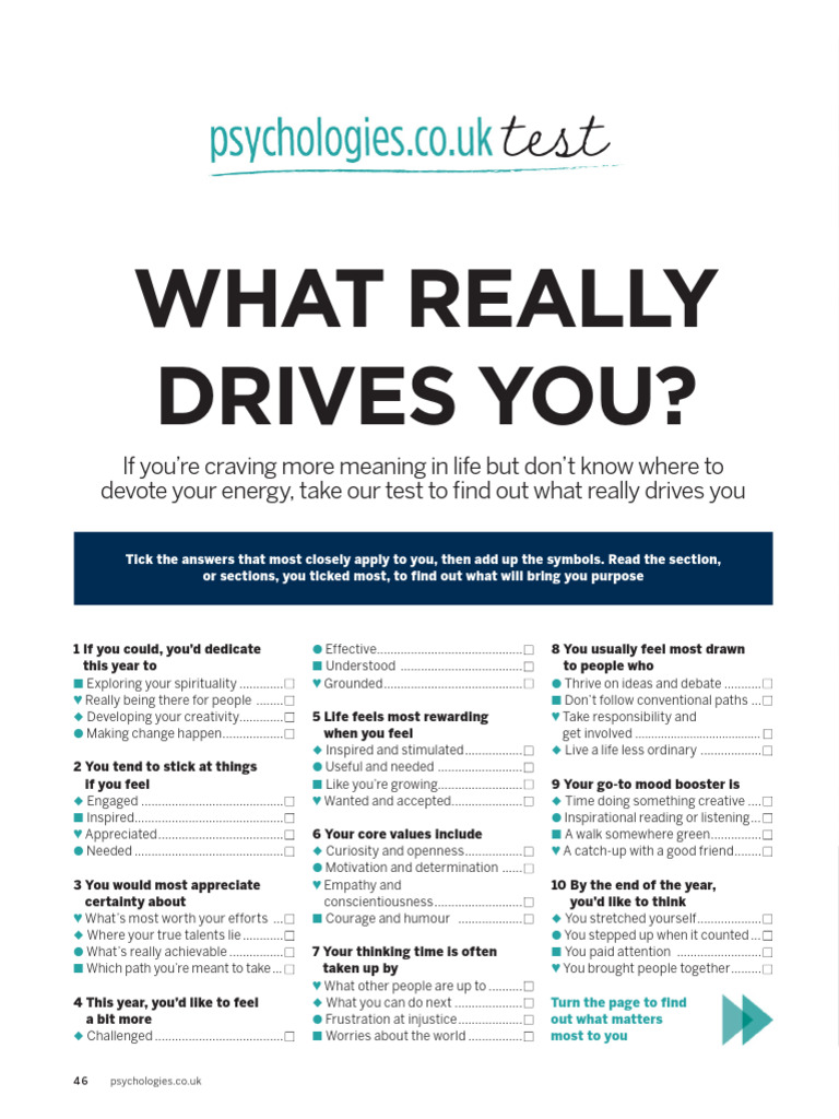 What Really Drives You | PDF