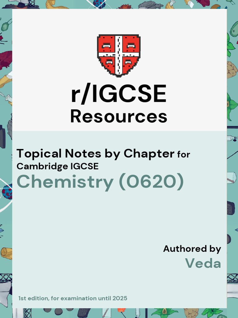 IGCSE Chemistry Notes: Chapter 1-2 | PDF | Ionic Bonding | Ion