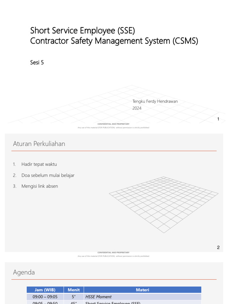 K3 Sesi 5 SSE & CSMS | PDF