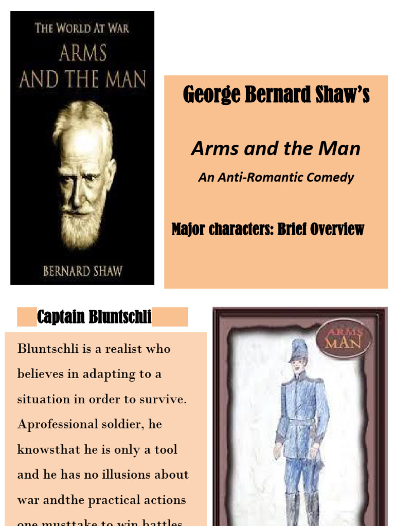 Characters in Arms and The Man | PDF | Mystery, Thriller & Crime ...
