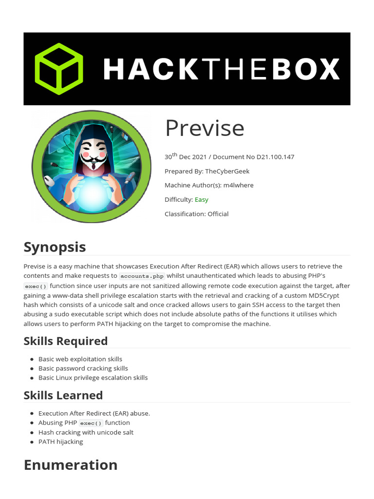 Previse | Download Free PDF | Password | Superuser