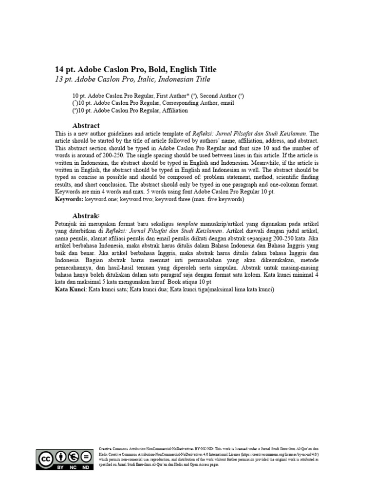 Template Refleksi | PDF | Foreign Language Studies