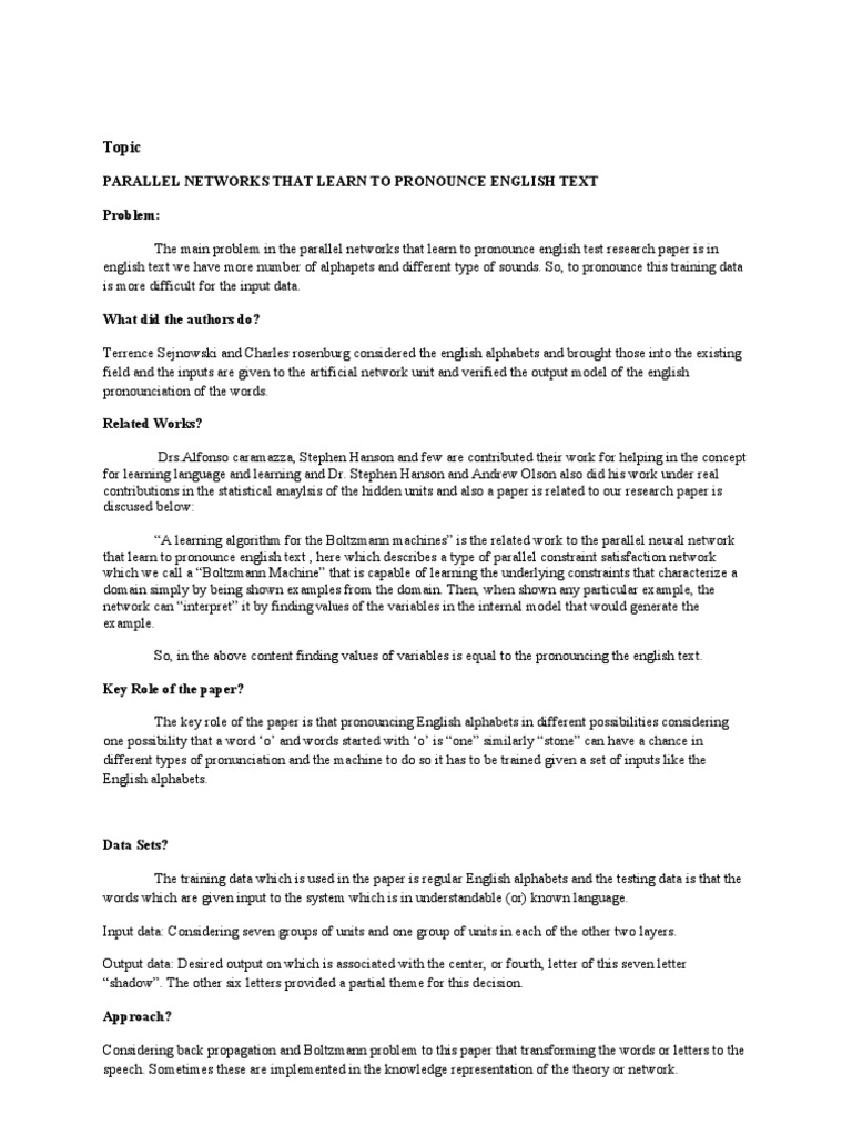 TCS Paper | PDF | Artificial Neural Network | Cognitive Science