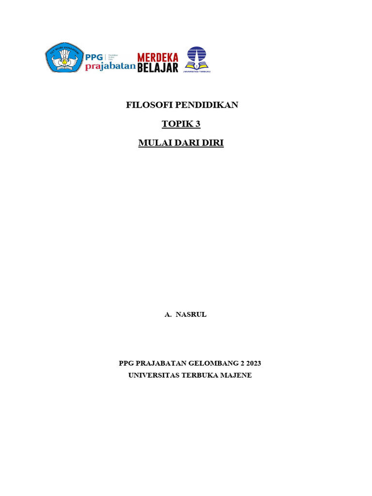 Filosofi Pendidikan: Memahami Manusia Indonesia | PDF | Agama ...
