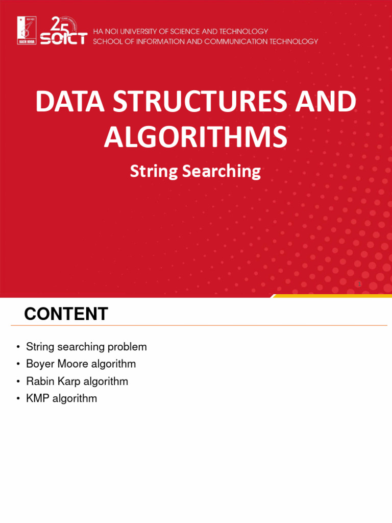Chapter6 String Searching | PDF Chapter6 String Searching | PDF