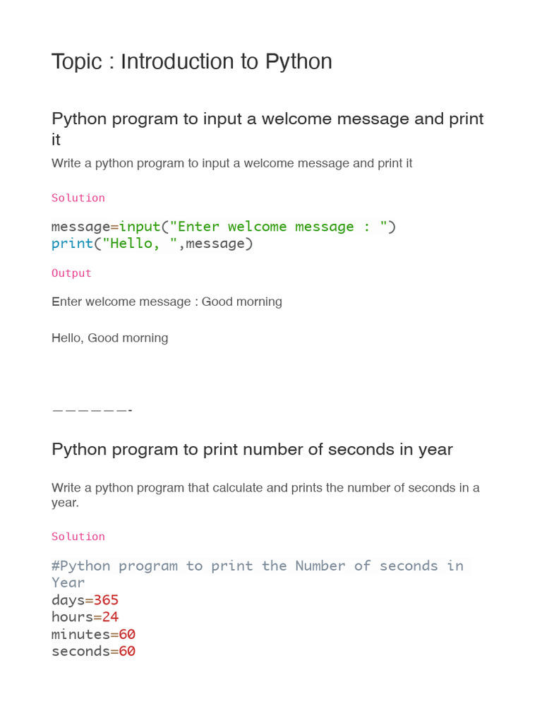 Programming And Problem Solving Through Python Pdf Equity Finance Area 