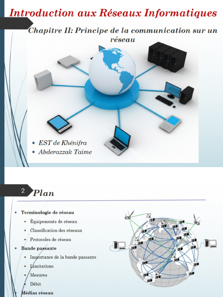 Principe de La Communication Sur Un Réseau - Partie1 | PDF