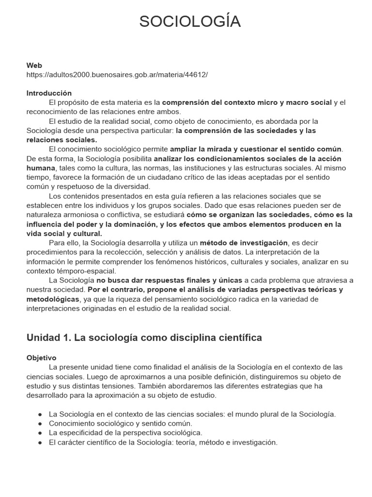 Introducción a la Sociología y su Método | PDF | Sociología | Emile ...