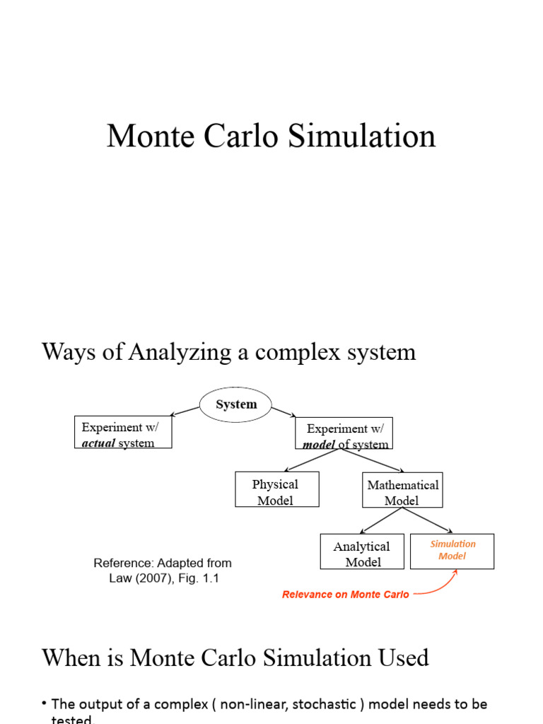 Monte Carlo Simulation | PDF