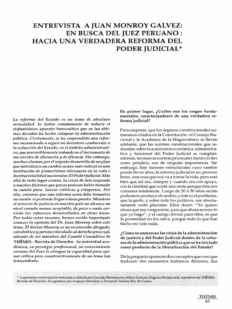 Reforma del Poder Judicial en Perú | PDF | Gobierno | Justicia