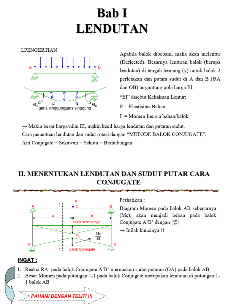 Analisis Lendutan Balok | PDF
