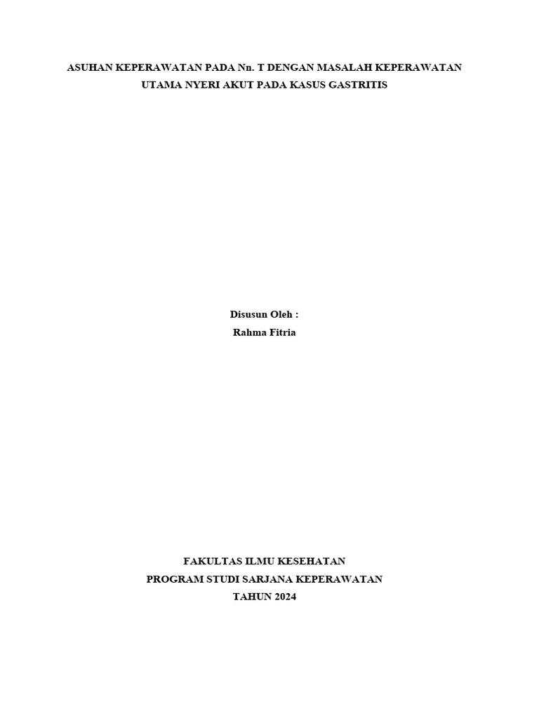 Rahma Fitria Pengkajian | PDF