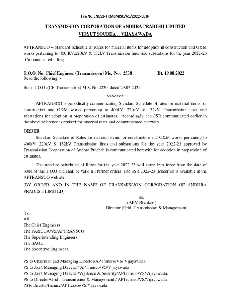 SSR Material Rates 2022 23 | PDF