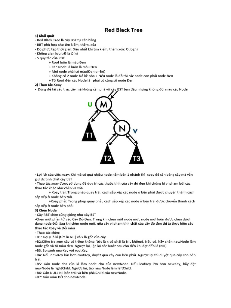 BaoCao RedBlackTree | PDF