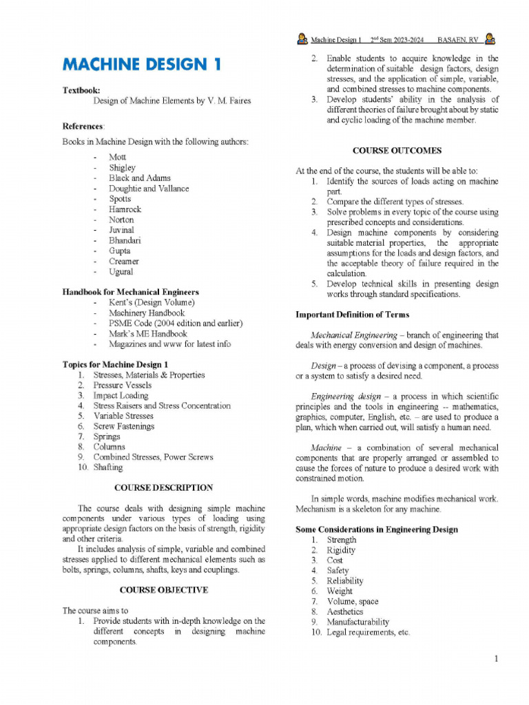 MD1 01 Stresses Feb2024 Edited NS | PDF