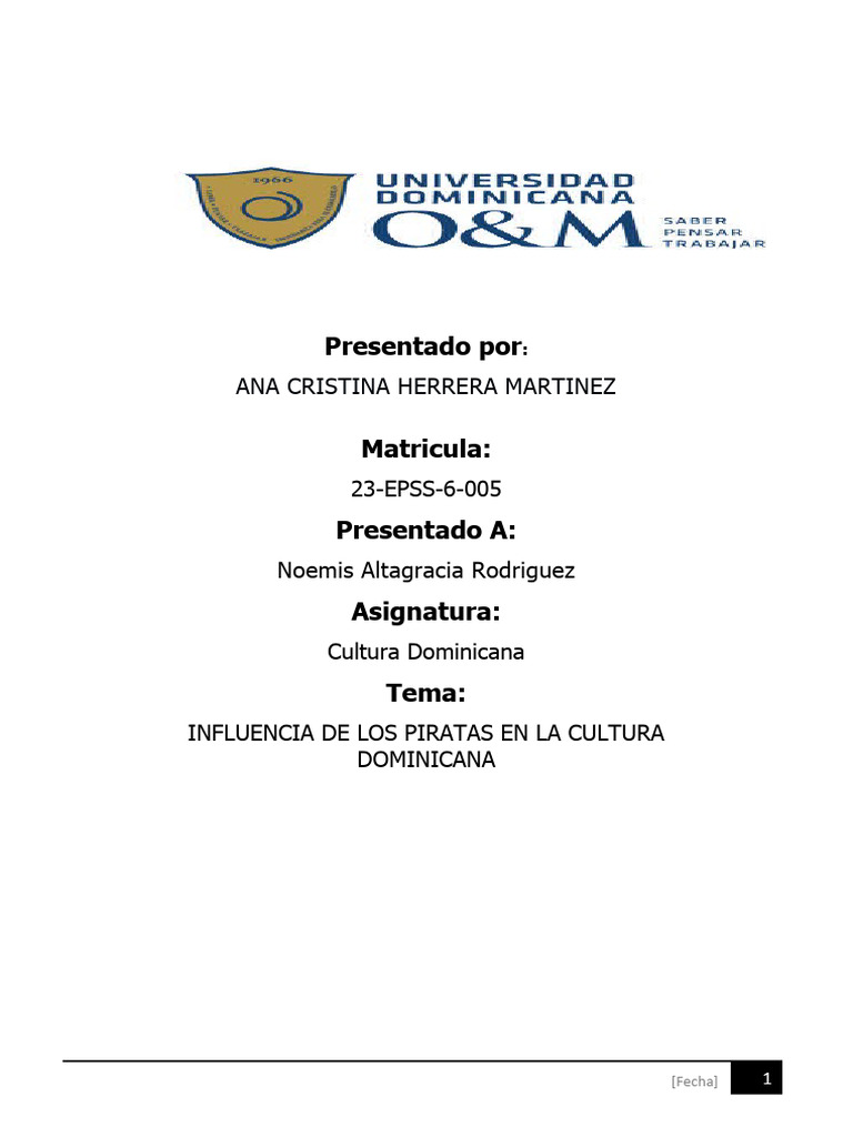 Influenia de Los Piratas en RD | PDF | Piratería | Francis Drake