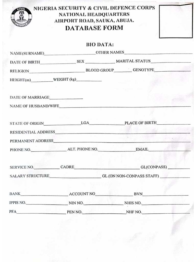 DCC Form | PDF