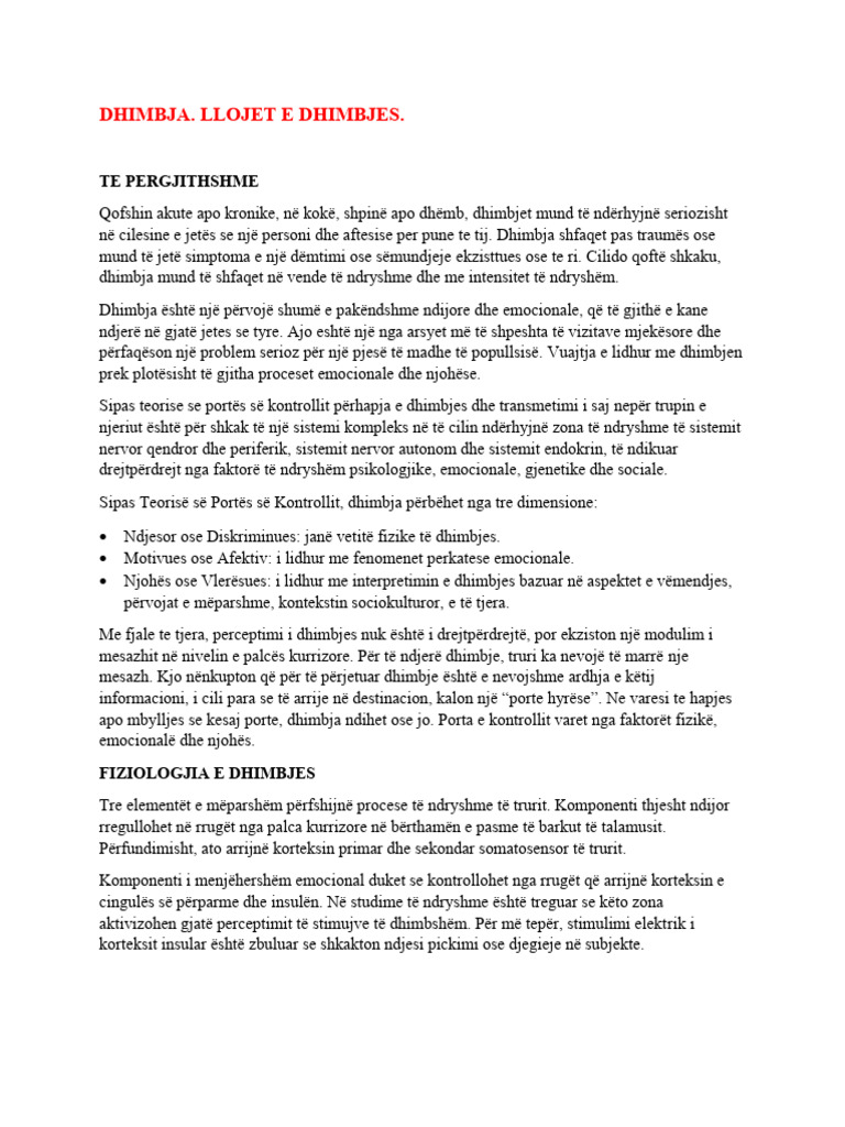 7 Dhimbja | PDF