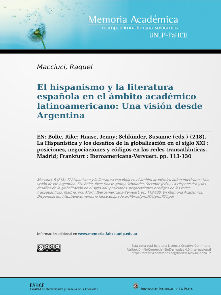 Hispanismo en Ámbito Académico Latinoamericano-Rotado | PDF | España ...