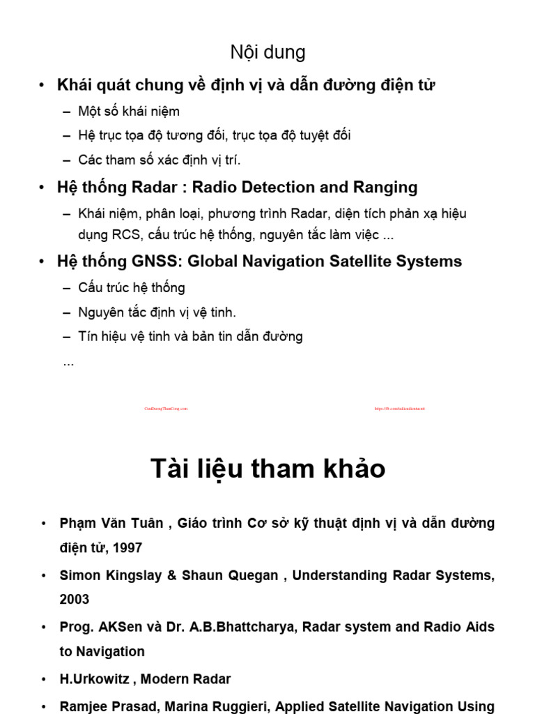 Dinh VI Va Dan Duong Dien Tu - WGS84 | PDF