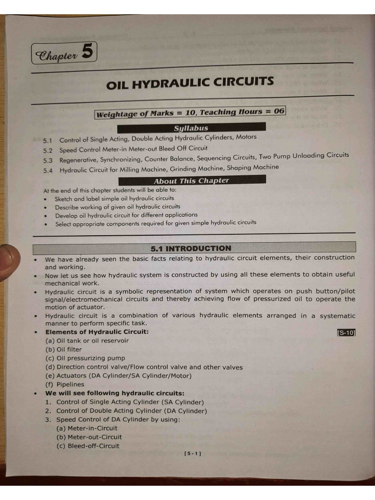 Hydraulic Circuit Design and Control | PDF | Valve | Pump