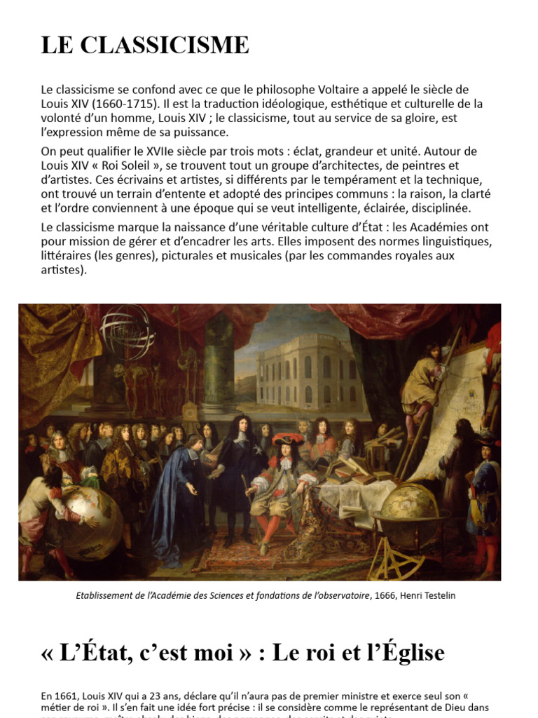 Comprendre le classicisme français | PDF | Classiques