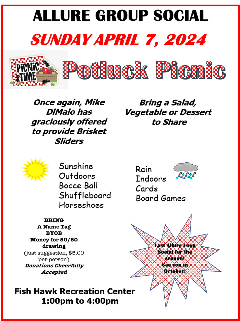 april 7 2024 allure loop social flyer | PDF