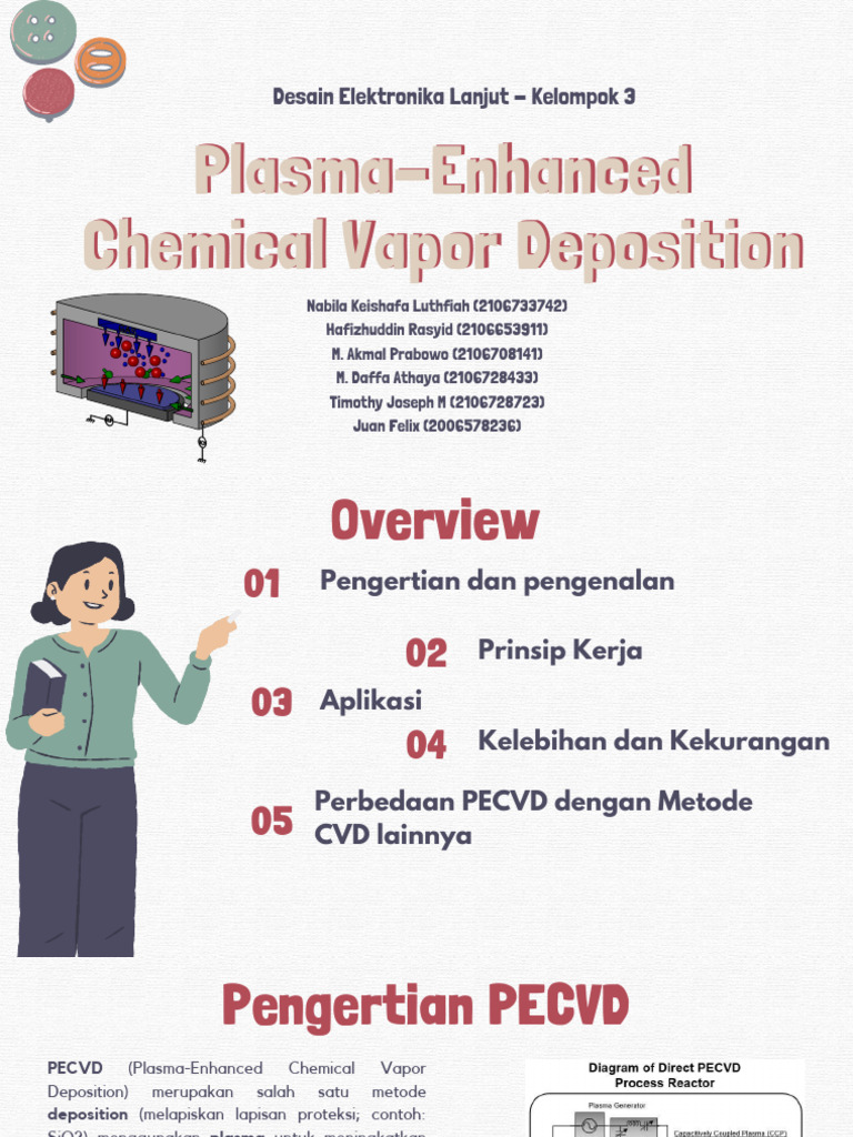 Plasma-Enhanced Chemical Vapor Deposition | PDF